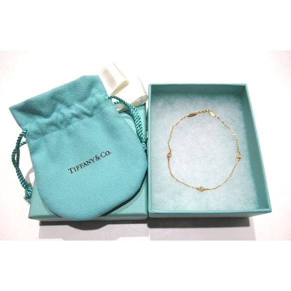 Tiffany & Co. | Jewelry | Tiffany Bracelet Visor Yard Diamond Rose Gold ...